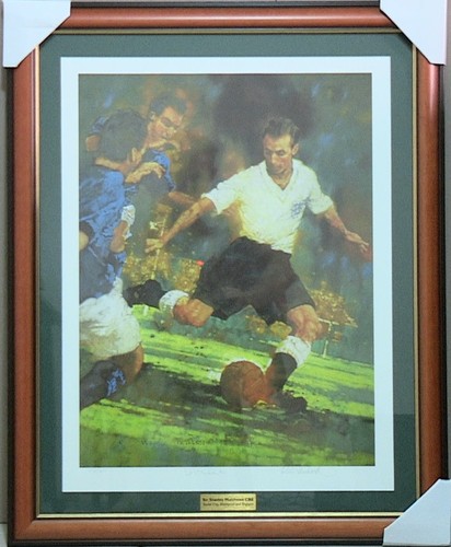 STANLEY MATTHEWS BLACKPOOL SIGNED PRINT FRAMED CLEARANCE SALE FANTASTIC ...