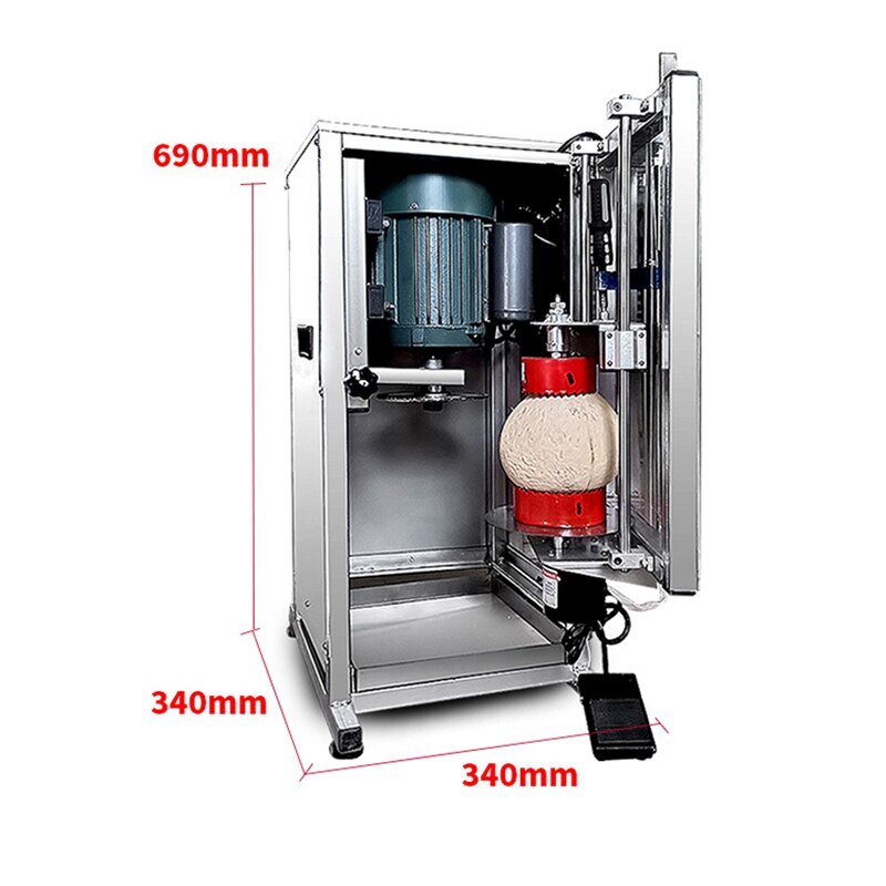 Coconut Opening Machine 1800W Commercial Electric Coconut Shell Opening ...