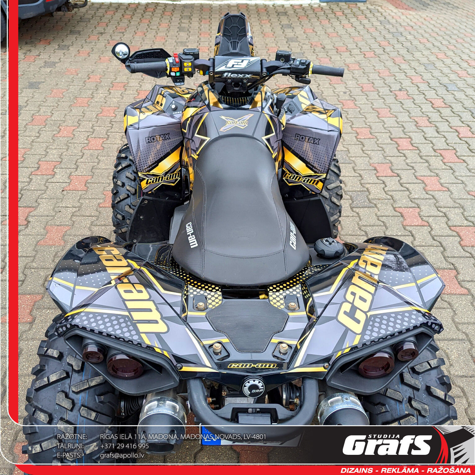 CAN-AM RENEGADE Graphics Kit 500 570 800 850 1000 X R XXC CAN AM Quad ...