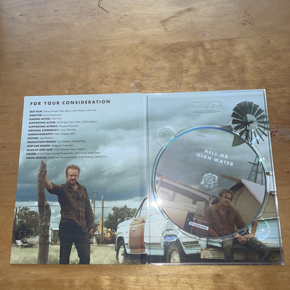 HELL OR HIGH WATER (2016) DVD FYC Awards Screener Promo For Your ...
