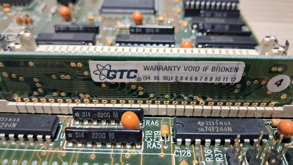 Mother board 486 DX con slot espansione ISA e connettore din 5 poli ...
