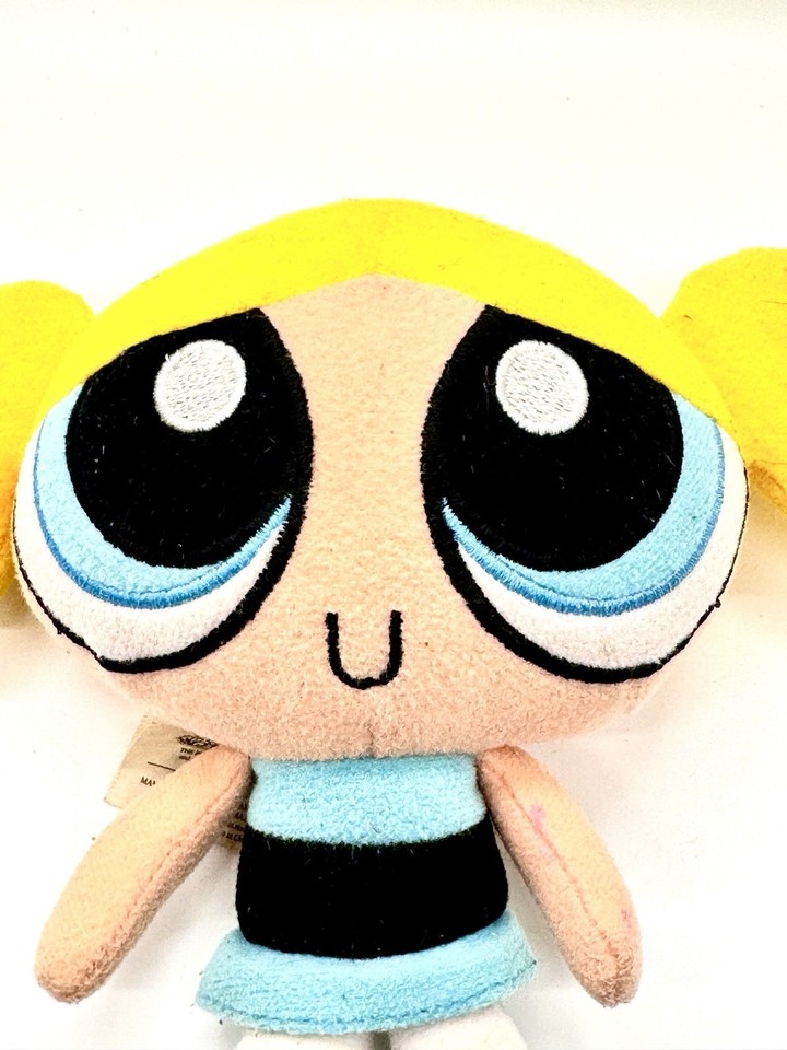 Powerpuff Girls Bubbles Plush 7” Trendmasters 1999 Cartoon Network ...