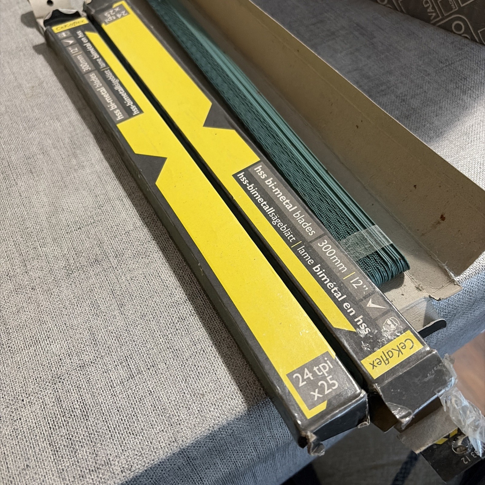 75 x CK TOOLS Heavy Duty Bi-Metal Hacksaw Blades 18TPI 12" 300mm Long ...