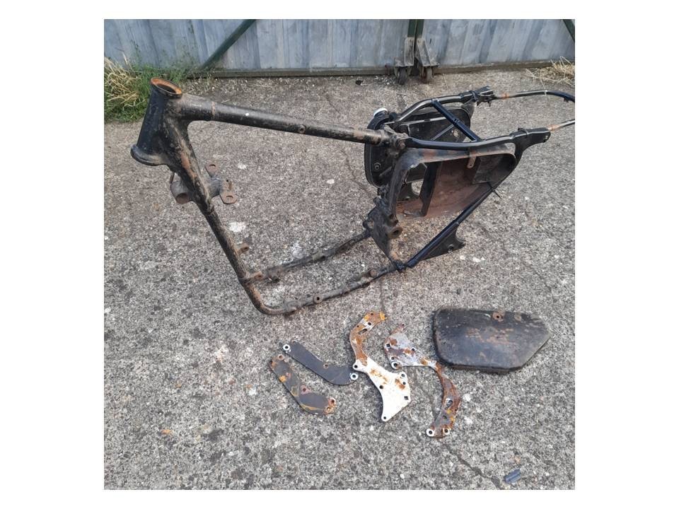 AJS MATCHLESS Duplex Frame & Sub - Frame, Oil Tank, Battery Box and ...