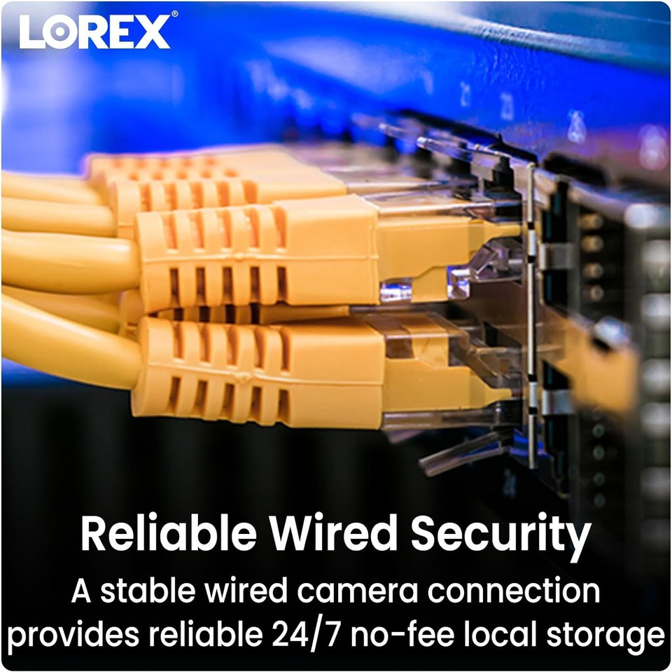 Lorex 4K 8MP IP Metal Dome PoE Wired Security Camera Audio, Camera Only ...