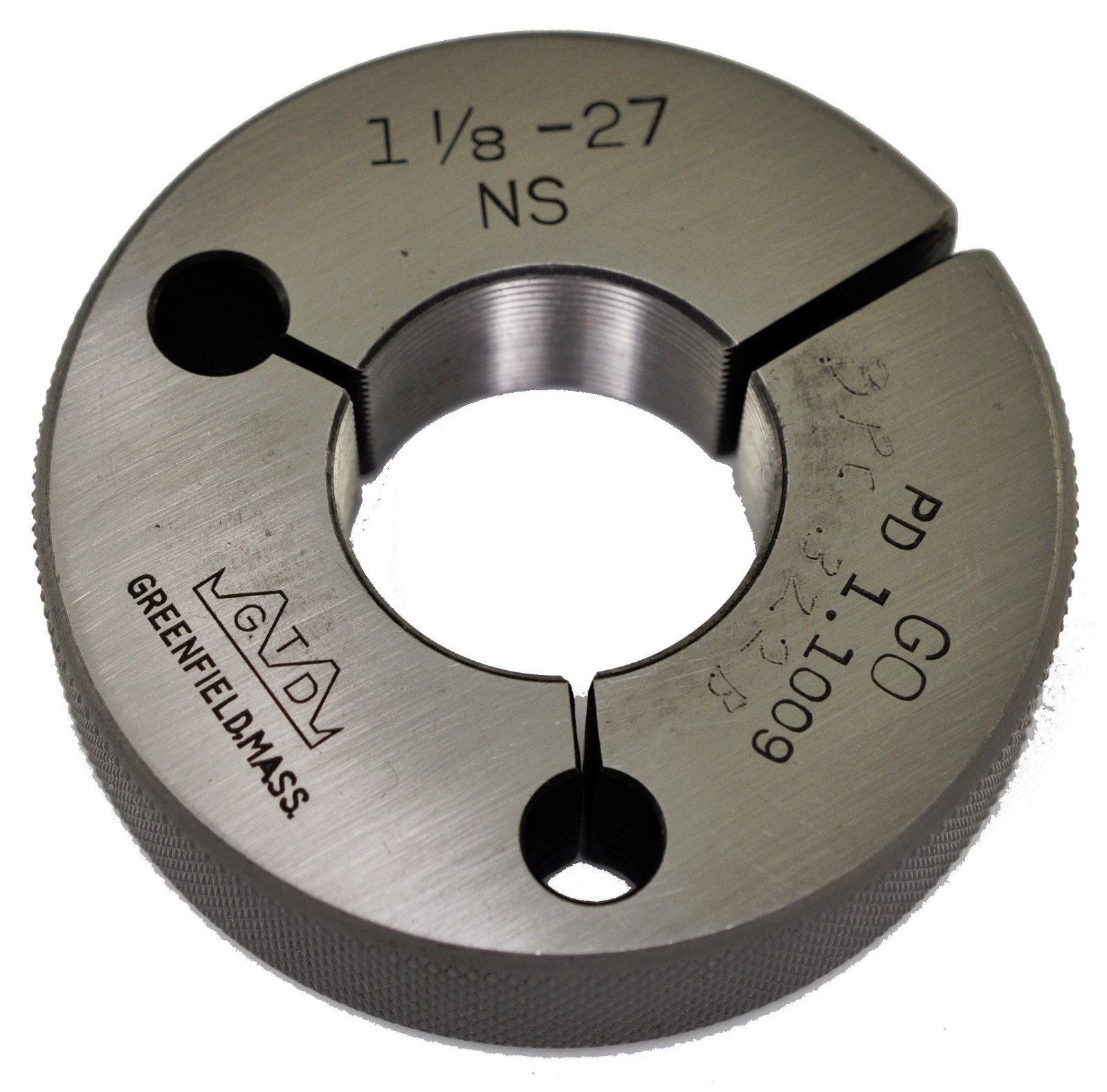 1-1/8 x 27 NS ~ Thread Ring Gage ~ GO ONLY ~ 1.125 ~ 27 TPI ...