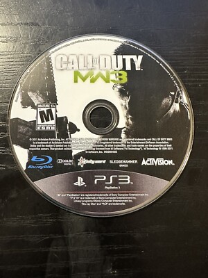 Call of Duty Modern Warfare 3 Playstation 3 PS3 DISC ONLY - COD MW ...