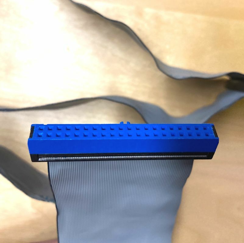 PATA Hard Disk Drive 40 Pin Parallel ATA Data Ribbon Cable Extra Long ...