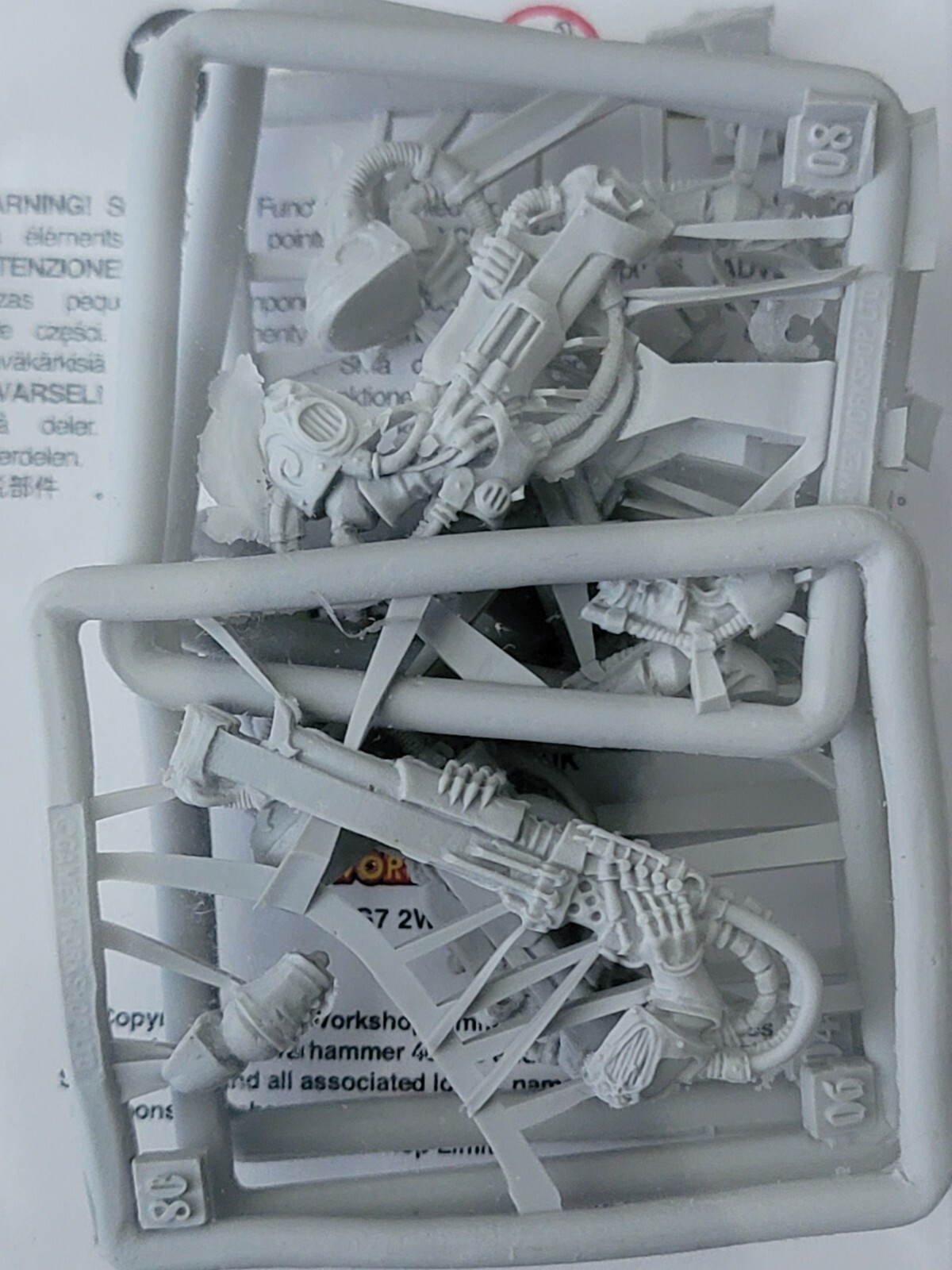 40k Warhammer Emperors Children Noise Marine Sonic Weapons Upgrade Bits ...