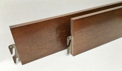 Wood Bed Rails – Walnut Finish - Hook-on - Twin, Full, Queen, King, Cal ...