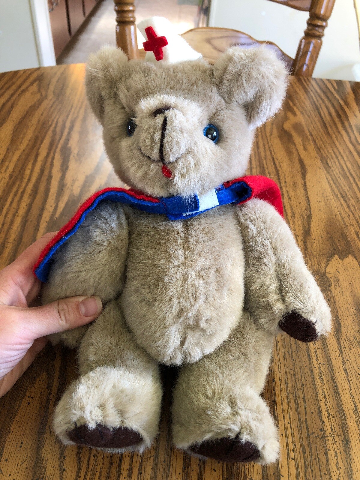 1985 Kent Collectibles Jean Steele Nurse Red Cross Teddy Bear 12 ...