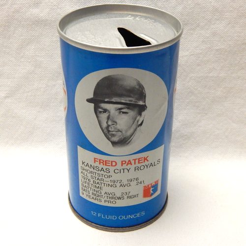 Fred Patek Kansas City Royals 1977 RC Cola Royal Crown MLB Can | eBay