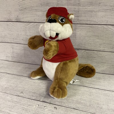 Buc-ees Plush Bucky The Beaver Stuffed Animal Doll 10 Inches EUC!! FREE ...
