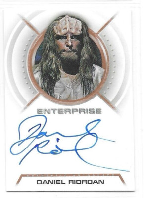 Star Trek Enterprise Season 2 Auto A13 Daniel Riordan as Duras ...