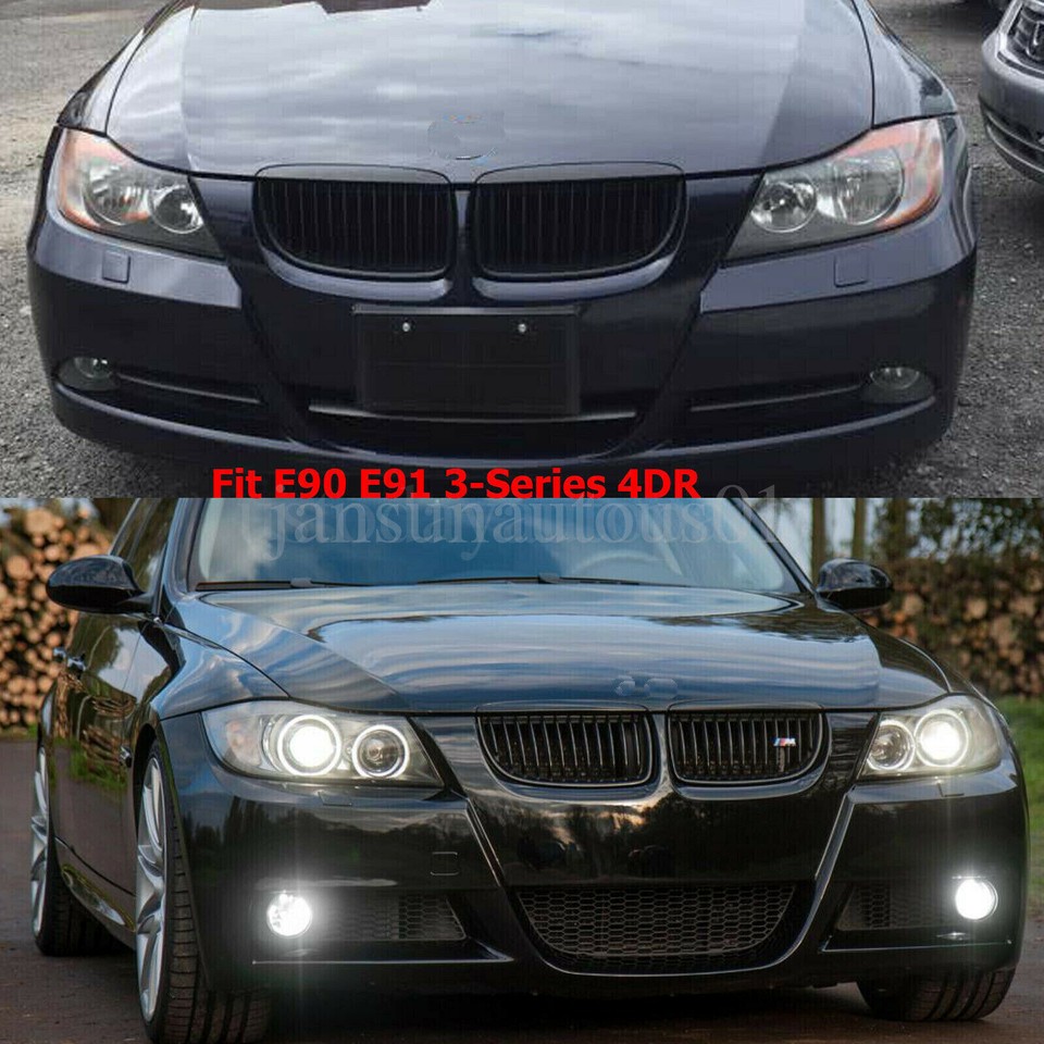 M-Style Side Skirts (PP) Fits BMW E90 E91 3-Series 2006-11 4/5 Door ...