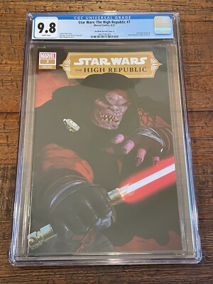 STAR WARS HIGH REPUBLIC 7 CGC 9.8 MIKE MAYHEW 1st DARTH KRALL TRADE ...