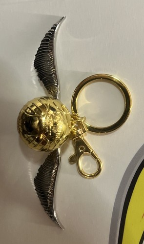 Harry Potter Quidditch Golden Snitch Metal Key Chain Collectable ...
