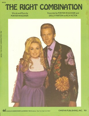 Dolly Parton and Porter Wagoner "The Right Combination" sheet music | eBay