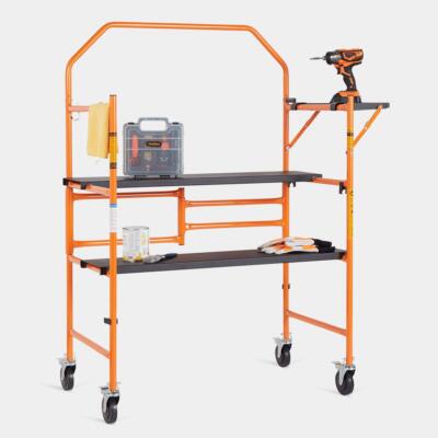 Mobile Work Platform Portable Scaffold Working Platform Household DIY w ...