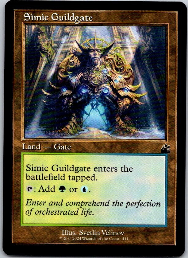 Magic the Gathering Simic Guildgate Retro Frame Ravnica Remastered MTG ...