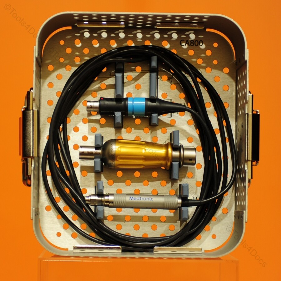 Medtronic Midas Rex MR8 set in the case with multiple attachments ...