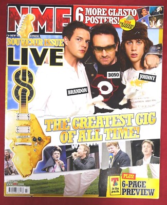 NME Magazine U2 Bono July 9 2005 | eBay