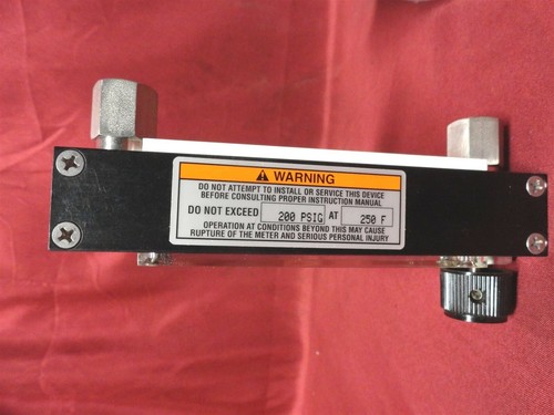 New BROOKS INSTRUMENT SHO-RATE ROTAMETER - MODEL: 1350ENC1CJF1A - New ...