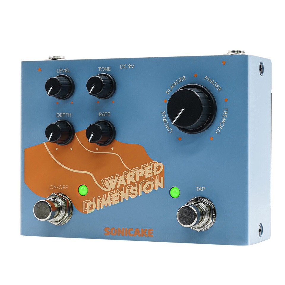 SONICAKE Warped Dimension Digital Modulation Guitar Effects Pedal 4 ...