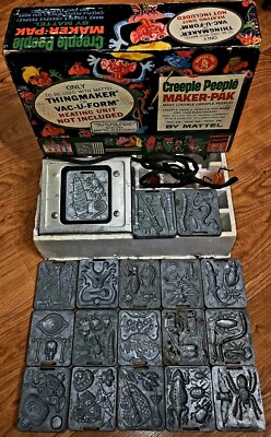 Thingmaker Creeple Peeple Mattel Oven Mold Lot Soldier Bugs Animals ...