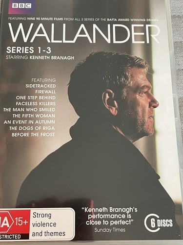 Wallander : Kenneth Branagh Series 1-3 DVD 9397810240599 | eBay
