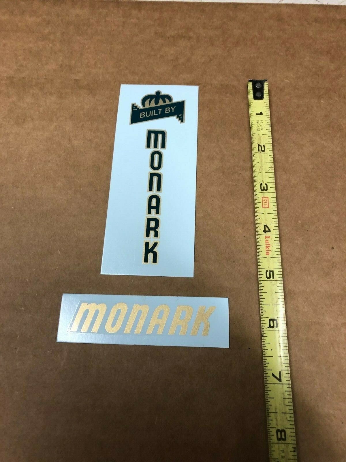 Vintage monark boat decal - utgast