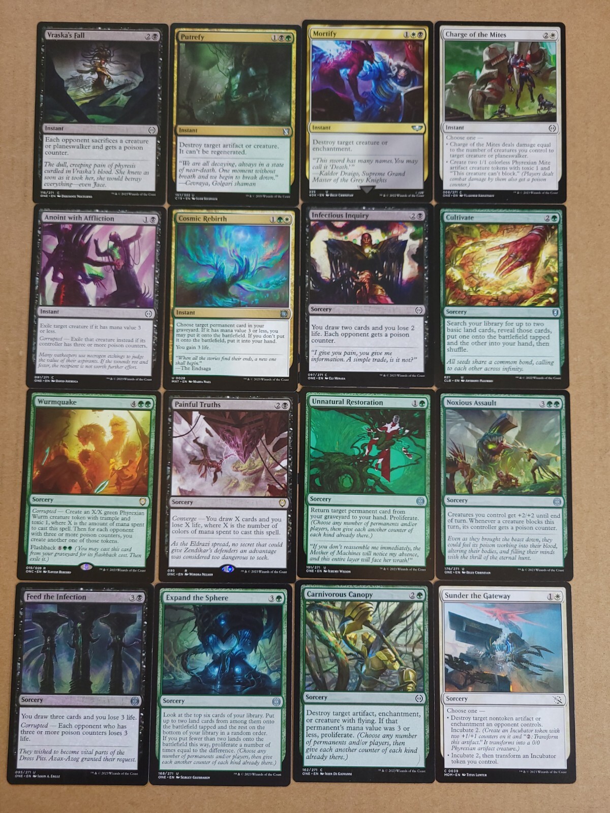 Custom Commander Deck ~ Phyrexian Tribal Toxic ~ Vishgraz, the Doomhive ...