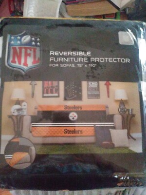 NFL Pittsburg Steelers Reversible Furniture Protector for 75" by 110 ...