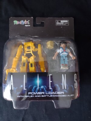 Aliens Minimates Power Loader with Ripley and Battle-Damaged Alien | eBay