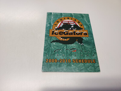 JS15 Louisiana IceGators 2009/10 Minor Hockey Pocket Schedule - Lowry's ...
