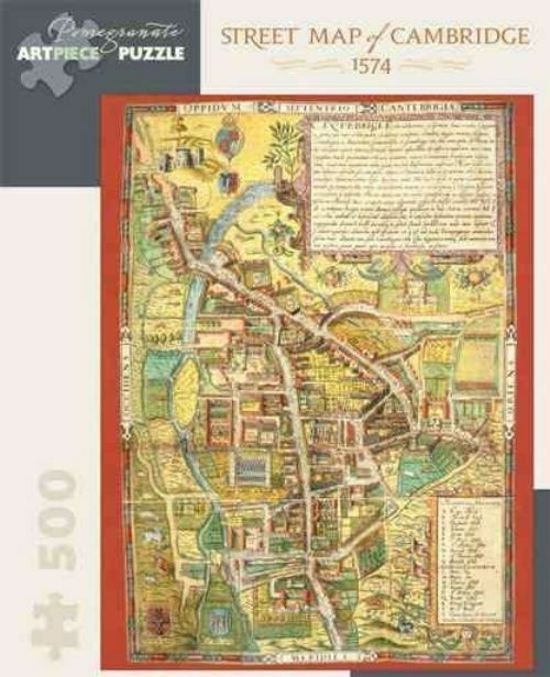 Street Map of Cambridge 500-piece Jigsaw Puzzle AA827 for sale online ...