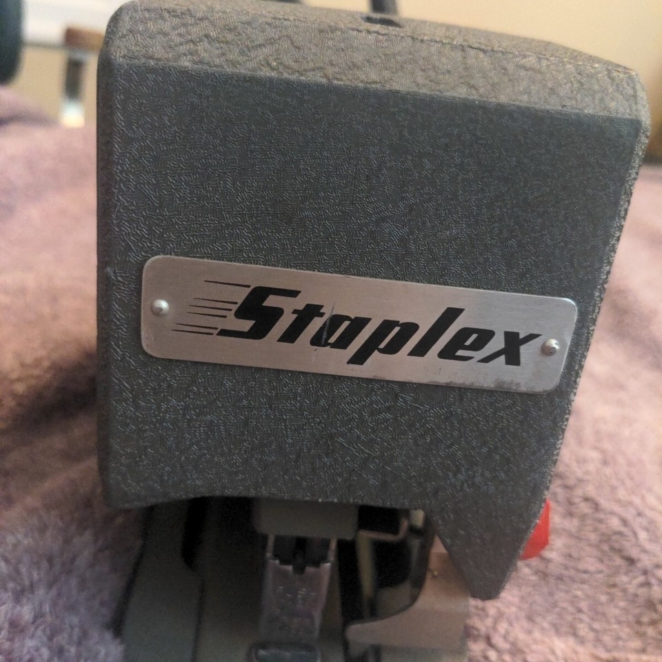 STAPLEX, SJM-1, 110AC-10AMP, ELECTRIC DESK STAPLER TESTED WORKING | eBay
