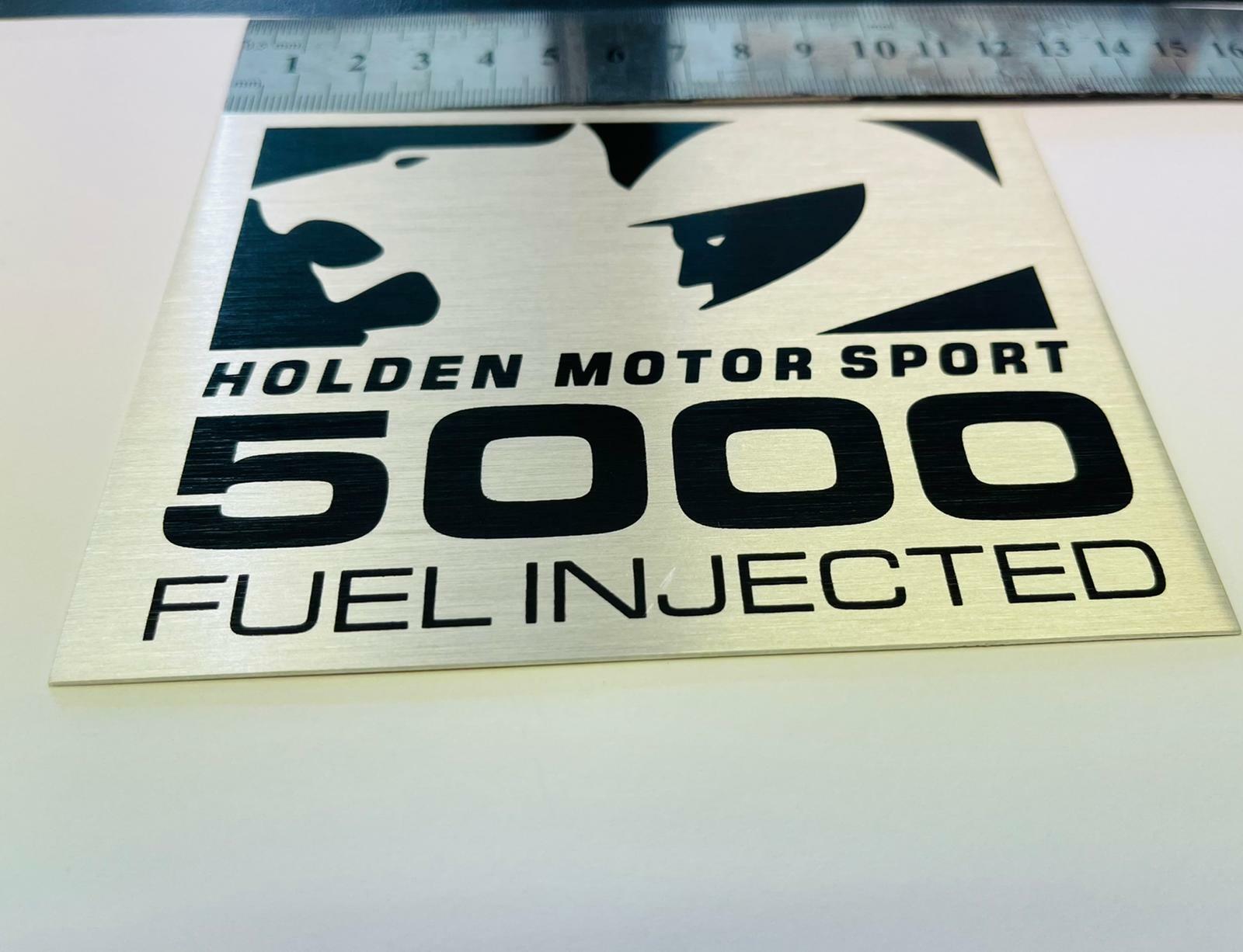 5000 fuel injected twin throttle tag plate for VL HSV manifold | eBay