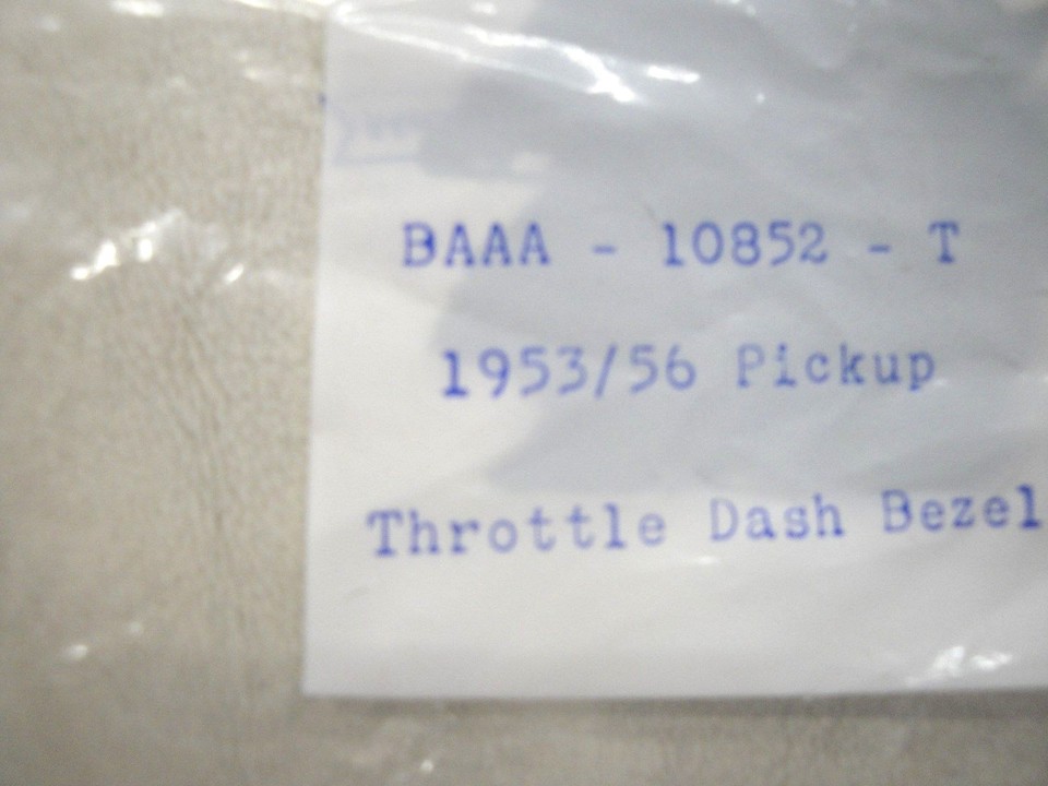 1953-1956 Ford F100 F250 Chrome Dash Bezels x5 53 54 55 56 ...