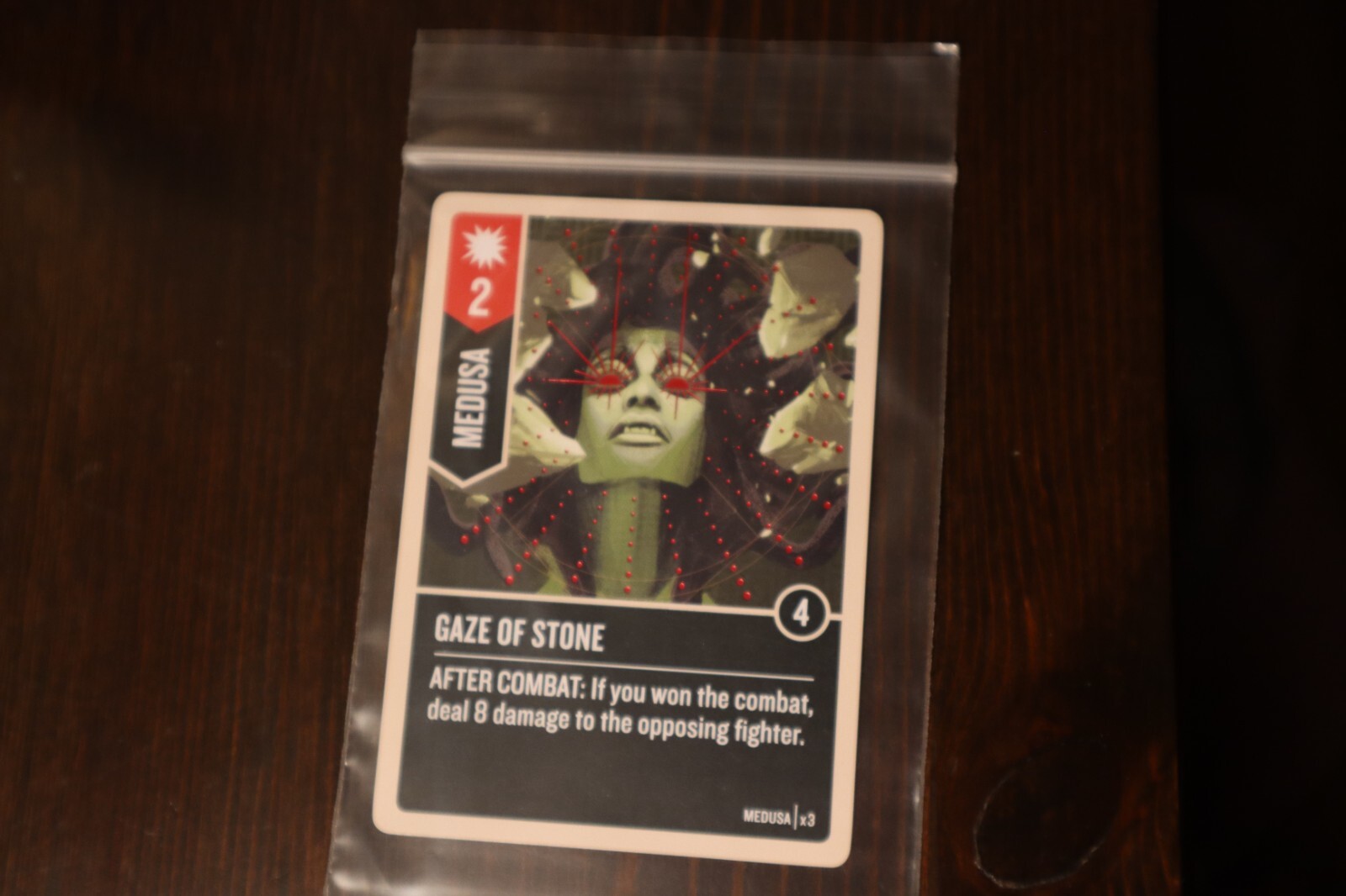 Unmatched Game Medusa Gaze of Stone Promo Foil Battle of Legends Volume ...