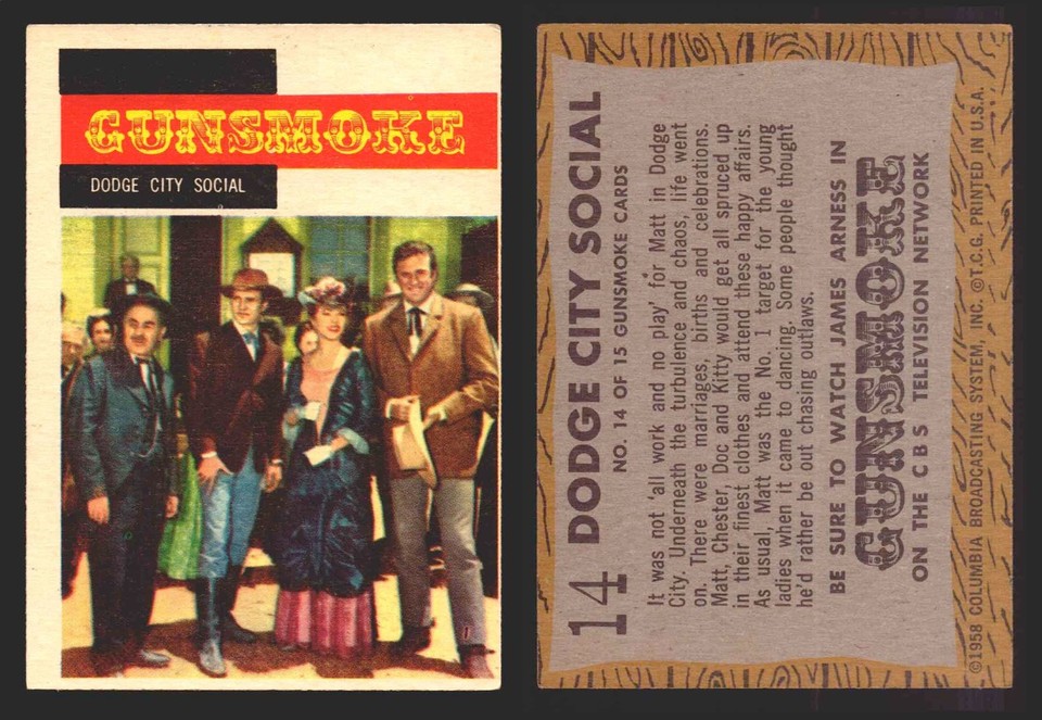1958 TV Westerns Topps Vintage Trading Cards You Pick Singles #1-71 | eBay