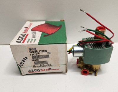NEW OLD STOCK! ASCO 120V 1/4" 3-WAY N.C. SOLENOID VALVE 8317G35 | eBay