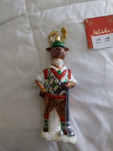 Juliska Country Estate Reindeer Games Comet Golf Club Christmas Tree ...