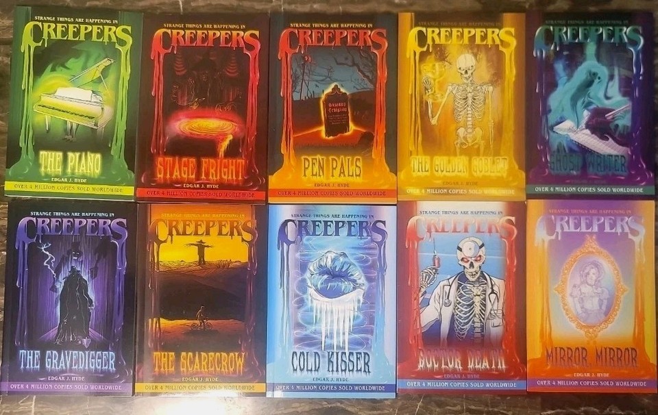 Creepers By Edgar J. Hyde Complete Series Set 1-10 Paperback Books ...