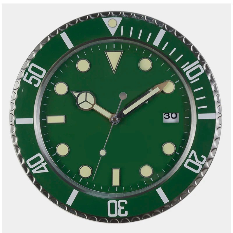 34cm Luxury Creative Wall Clock Modern Metal Design Art Wall Clock ...