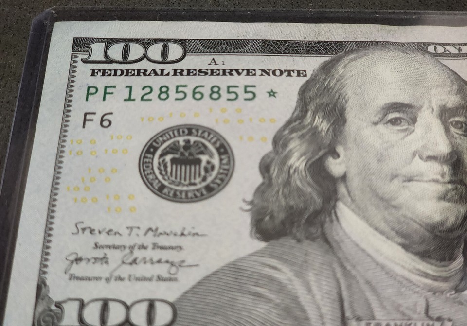 💵 US Currency 100 Dollar ⭐️ Star Note Paper Bill $100 Cash Note Error ...