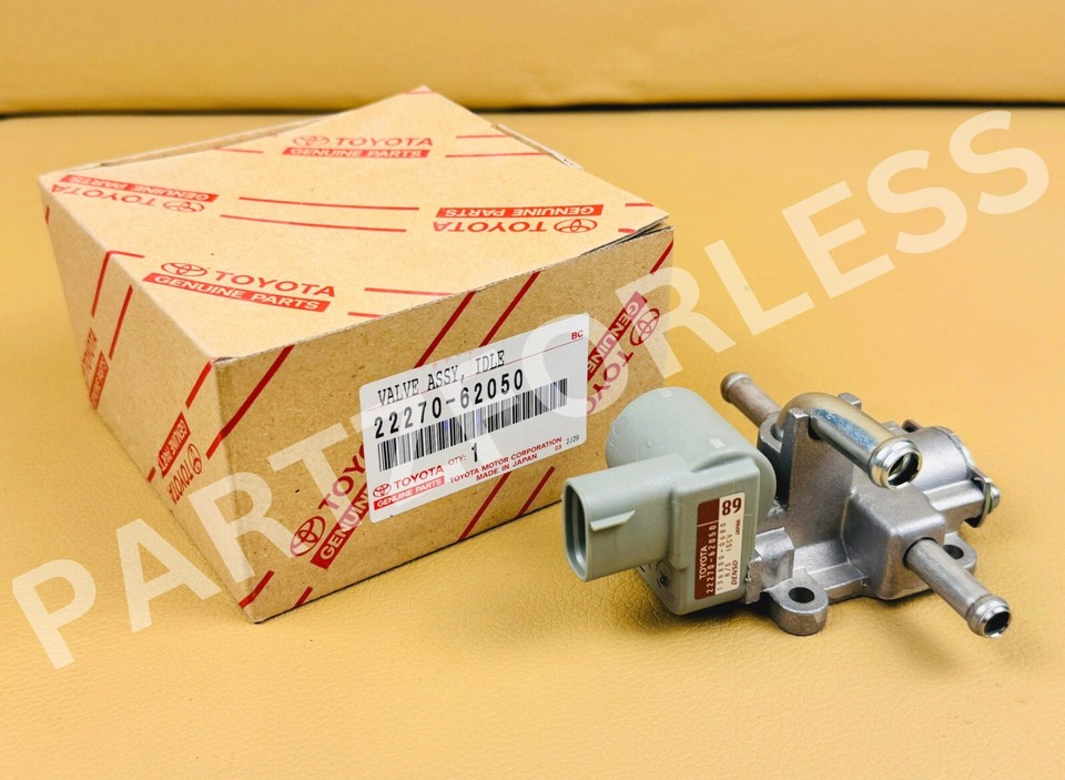 22270-62050 TOYOTA GENUINE VALVE ASSY IDLE SPEED CONTROL FOR THLOTTLE ...