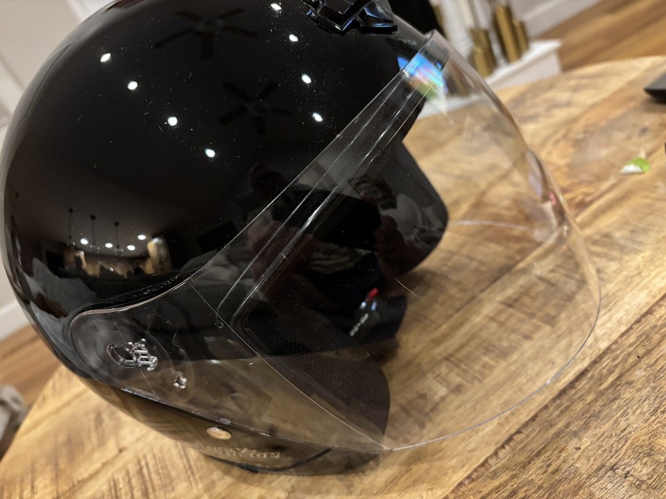 Harley Davidson Black Jet II Helmet Small With Face Shield Few ...