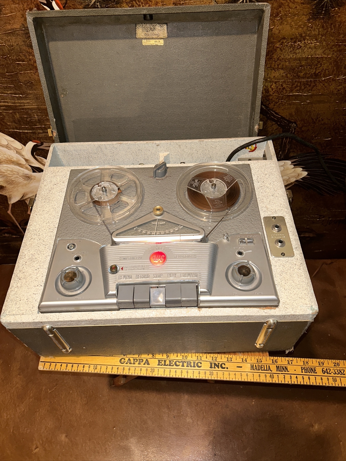 Vintage Wilcox Gay Recordio Reel to Reel Tape Recorder Player VTG 4F10 ...