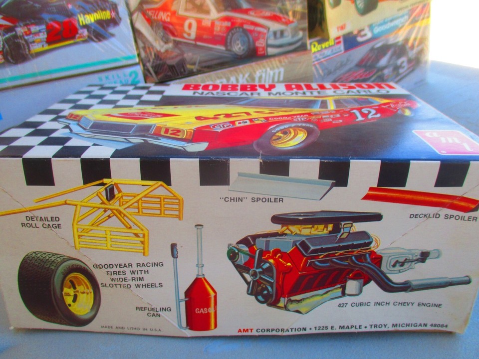 Vintage original issue AMT Bobby Allison Nascar Coke Monte Carlo T421 1 ...